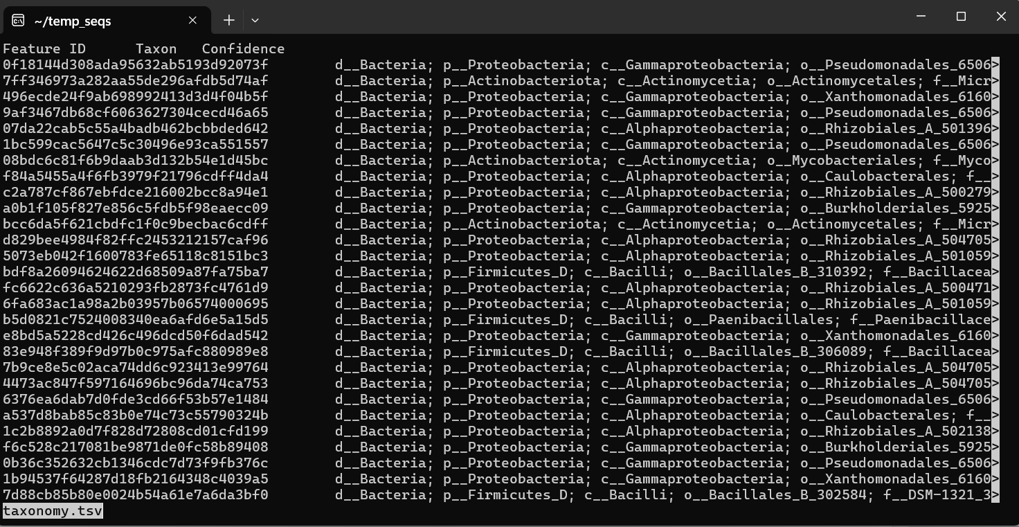 Classifying Representative Sequences - John Quensen