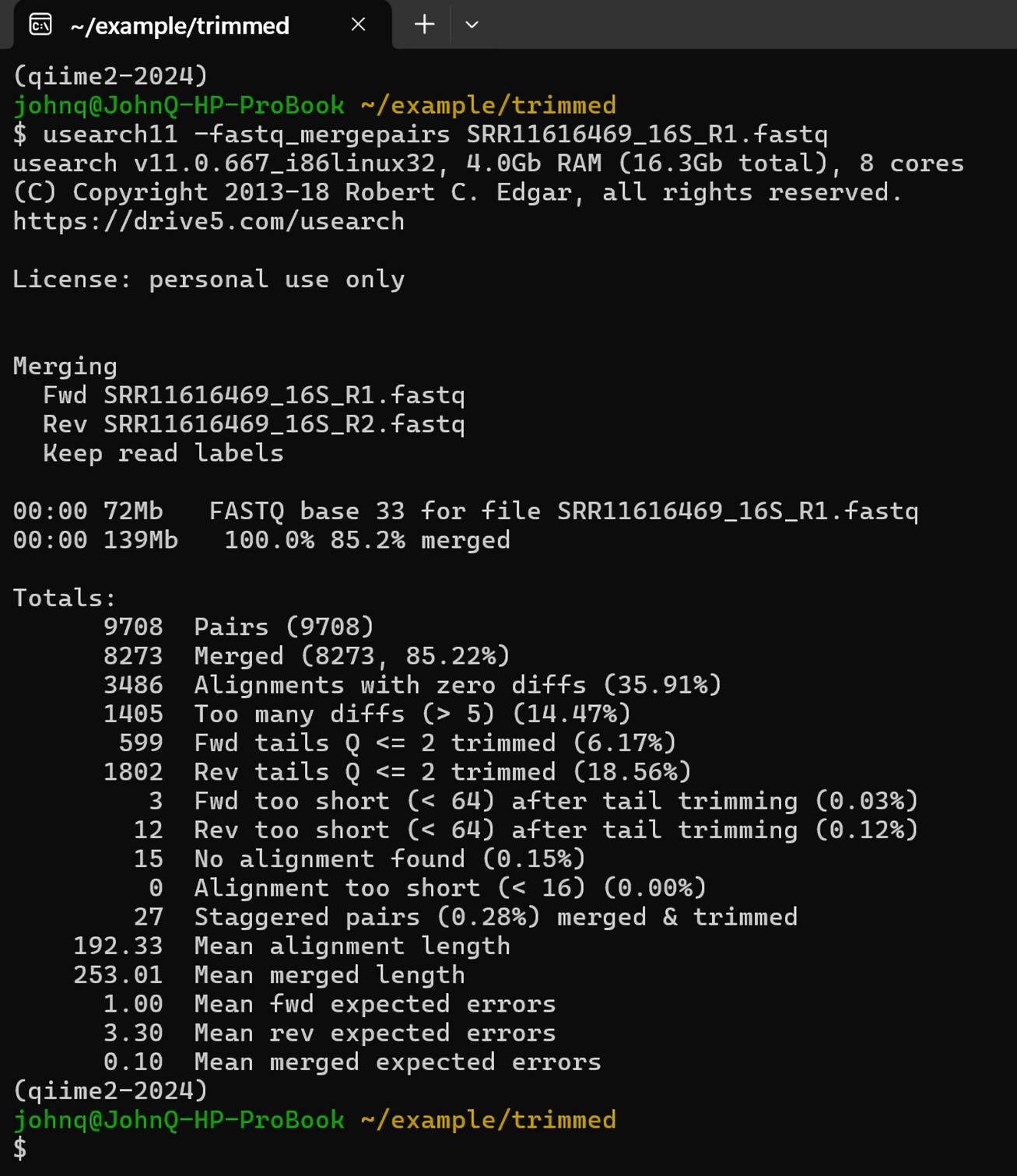 Merging Sequences - John Quensen